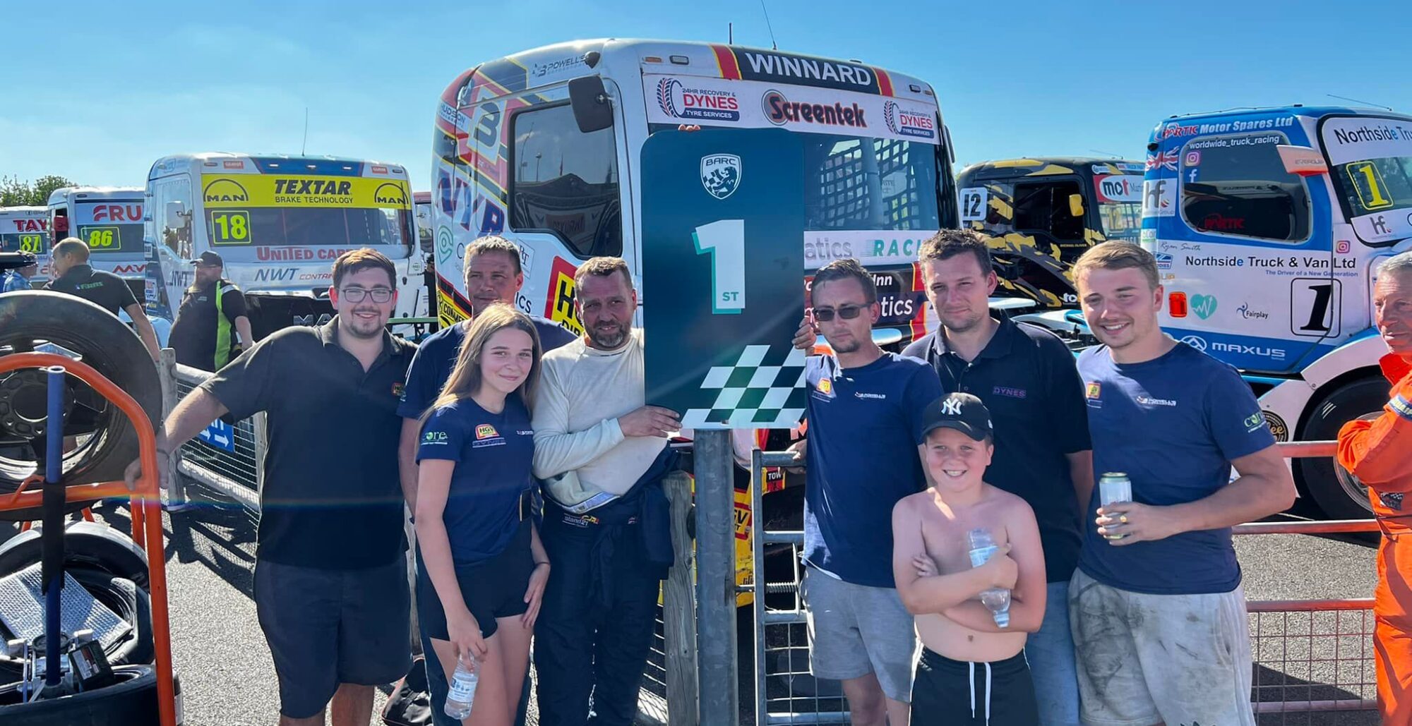 Powell's Motorsport: A First Place Truck Racing Finish - CameraMatics